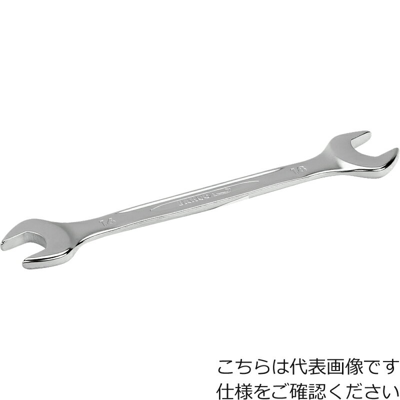 【特長】●高品質の冷間鍛造製です。●サイドオフセット15°のスリムなあごでタイトスペースでの作業性が向上しました。●ニッケル・クロムメッキ鏡面研磨仕上げのボロン鋼です。●薄肉15度フラットヘッドです。【仕様】●二面幅寸法(mm)：17.0×...