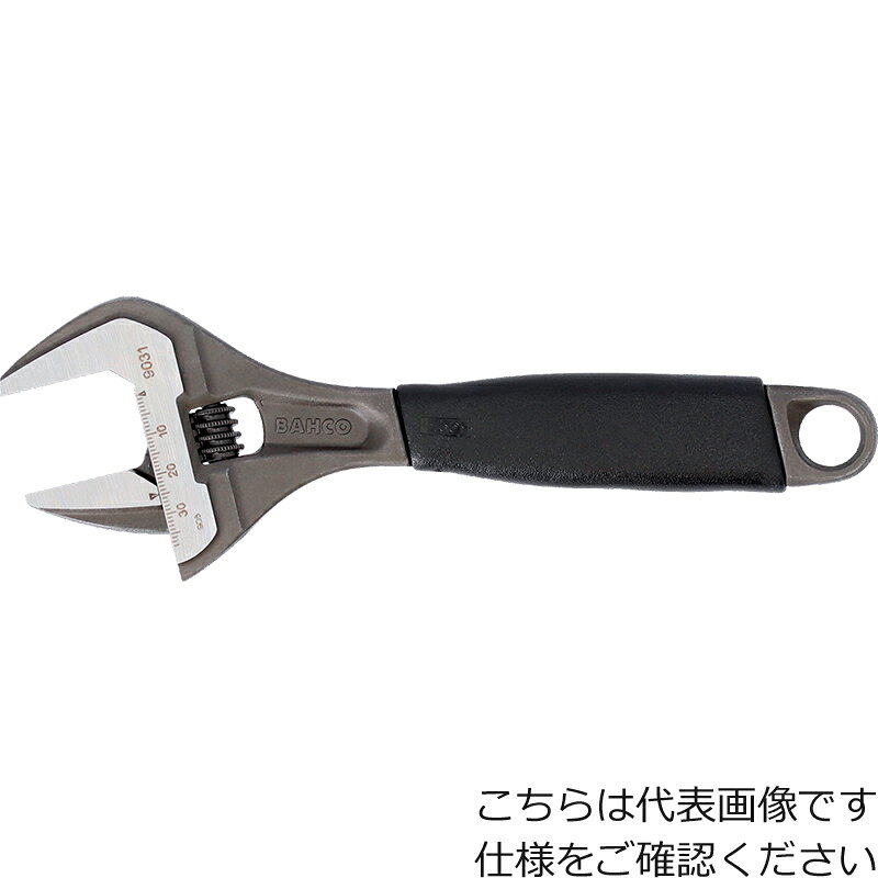 【特長】●ハンドルにエラストマーグリップをつけ、手にフィットし滑りにくくなっています。●ジョーの開口幅セッティングとボルトのヘッド、金属の厚さなどの測定用目盛付です。●全長170mmのショートで32mmも開く大口モンキー、狭い所での作業に最...