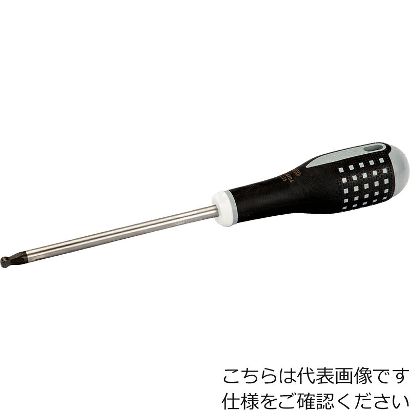 【特長】●人間工学に基づいた手にやさしいエラストマー付エルゴハンドルです。●全面焼入れ、歯先はブラックポイント仕上げです。●ハンドル両端部に色あせしないカラーコーディングを施しています。【仕様】●対辺寸法(mm)：6.0●軸長(mm)：12...