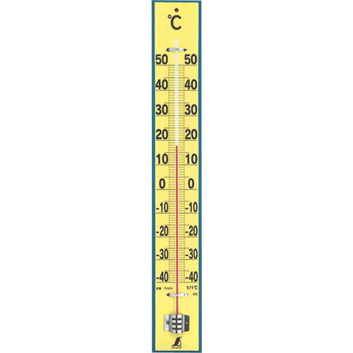 【特長】●離れていても認識しやすいよう、大きい文字を採用しました。●大きな寒暖計で、会社・学校・病院などでの使用に最適です。【用途】●気温測定用【仕様】●測定温度範囲(℃)：-40〜50●温度最小表示(℃)：1●幅(mm)：85●奥行(mm...