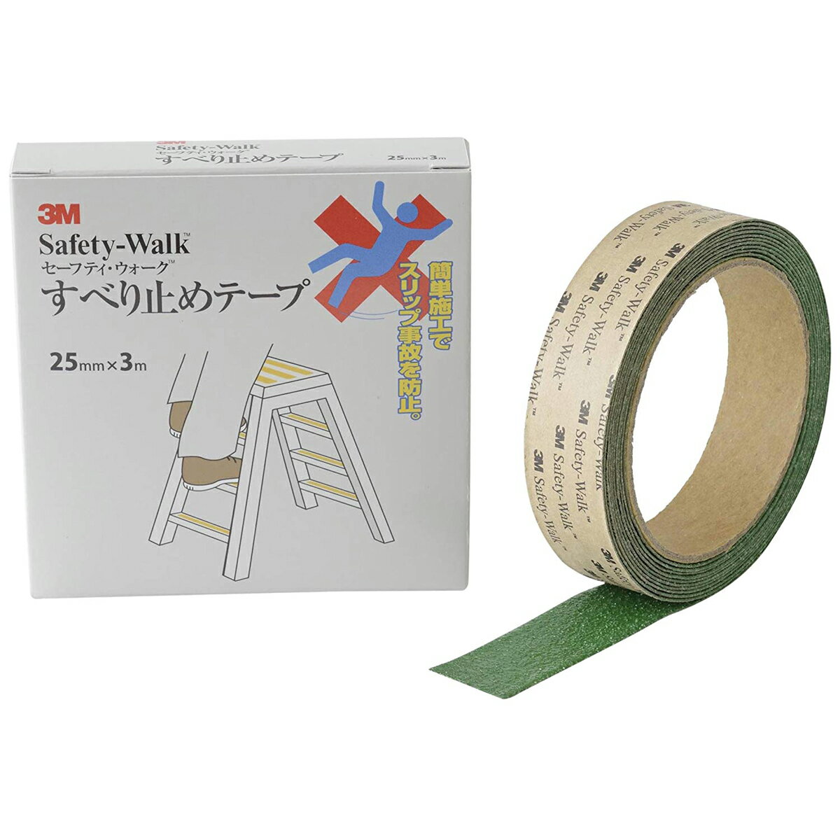【特長】●裏紙を剥がして貼るだけの簡単な施工ですべり事故を防止します。●シマ鋼板用なので凹凸面にもよく追従して貼れます。●水や油がかかっても確実なすべり止め効果を発揮します。●わずかな経費で安全が確保できます。【用途】●屋内・屋外兼用。●シ...