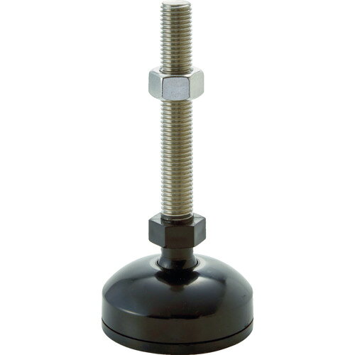 【特長】●本体にステンレス鋼を使用し、耐久性に優れています。●台座は滑りにくいニトリルゴム製です。（TSPL40-6-40とTSPL-40-8-40はナイロン製）【用途】●工作機械、産業機械などに。【仕様】●許容荷重(kgf)：180●ねじ...