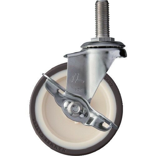 【特長】●耐蝕性、耐水性に優れたオールステンレス製です。【用途】●水周り・食品・水産関係に多く使われています。【仕様】●許容荷重(daN)：60●許容荷重(kgf)：61.2●車輪径D(mm)：100●車輪幅(mm)：27●取付高H(mm)...