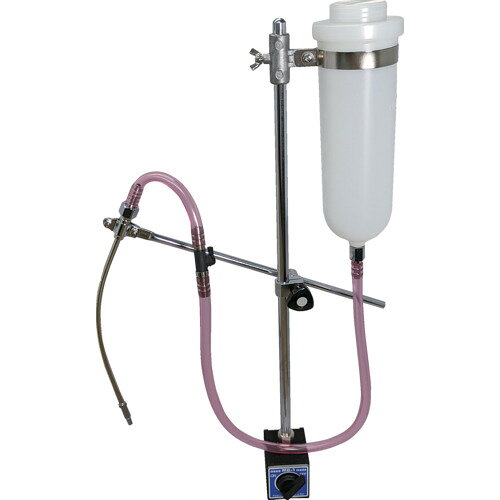 【特長】●重力式のためエアや電気を使用せずに、点滴状に連続給油できます。●先端のキャップの開閉で、液量調節が可能です。●ノズル位置は自由に変えることができます。●設置が楽です。●重力式です。【用途】●切削油の滴下、諸設備への給液など。●切削...
