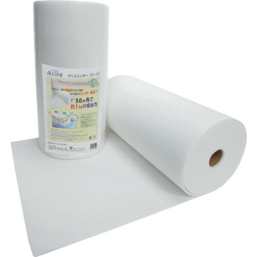 【特長】●シートにコシがあるため、設置交換に掛かる時間と手間を削減ができます。●吸着した油脂分を商品ごと廃棄可能です。【用途】●グリストラップ用。【仕様】●油吸収量(L/巻)：20●幅(mm)：500●長さ(m)：10●厚さ(mm)：4【仕...