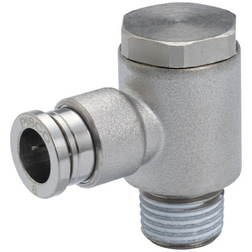 【特長】●本体に加え、開放リングも黄銅製の為、難燃性、耐スパッタ性に優れます。●カバー無しタイプです。【仕様】●適合チューブ外径D(mm)：10●接続口径：R1/4●六角対辺(mm)：17●最高使用圧力(MPa)：1.0●使用流体：空気、水...