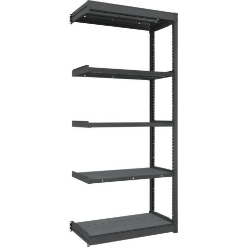 【仕様】●間口(mm)：1800●奥行(mm)：640●高さ(mm)：2100●有効間口(mm)：1760●色：ブラック●棚段数(段)：5●均等積載量(kg/段)：100●最大積載量(kg/台)：1500●棚板調整ピッチ(mm)：30●タイ...