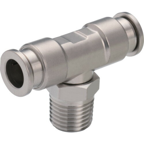 【特長】●耐蝕に優れたSUS316製ワンタッチ継手です。【用途】●食品、薬品、医療、半導体などの分野の配管に。【仕様】●適合チューブ外径D(mm)：12×12●接続口径：R3/8●六角対辺(mm)：17●最高使用圧力(MPa)：1.0●流体...