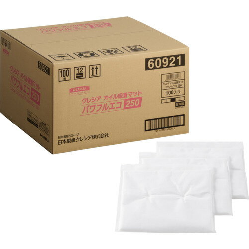 【特長】●トップクラスの吸着性能です。●吸着剤には環境に優しい工場リサイクル材（プレコンシューマー材）を使用しています。●原料にはポリオレフィン繊維、ポリエステル繊維を使用し燃焼時に有毒ガスを発生しません。●水を吸わずに大量の油を素早く吸収...