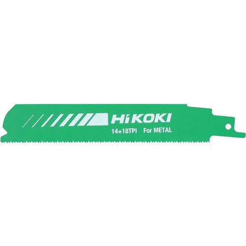 【特長】●ハイコーキ(旧日立)セーバーソー用の替刃です。●ストレートタイプです。【用途】●鉄、ステンレスなど各種鋼材の切断に。【仕様】●山数：14〜18●全長(mm)：150●有効刃長(mm)：84●厚さ(mm)：1.1●切断能力(mm)ス...