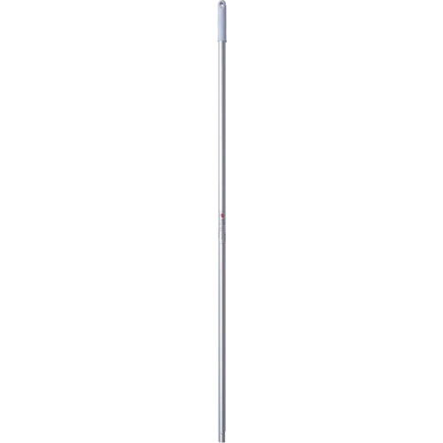 【特長】●厚み1.5mmの丈夫なアルミ製ハンドルです。【用途】●清掃に。【仕様】●幅(mm)：φ22●長さ(mm)：1280●色：シルバー●外径(mm)：22【仕様2】●V字ピン内蔵アルミハンドル柄【材質／仕上】●アルミ、PP樹脂、POM樹...