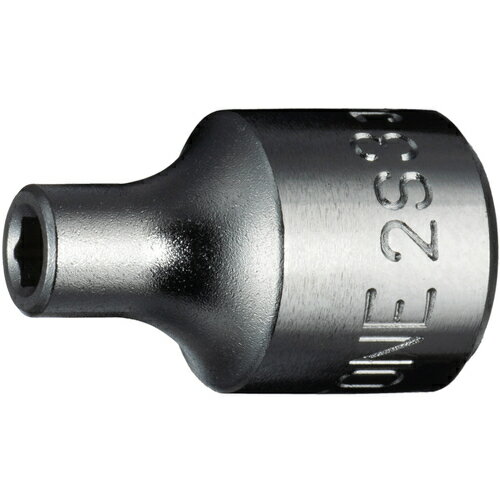 【特長】●スタンダードタイプの対辺6角形状です。●差し込み後、トルクをかけてもナメにくくなっています。【仕様】●差込角(mm)：6.35●対辺寸法(mm)：3●全長(mm)：21●対辺形状：6角●対辺(mm)：3【材質／仕上】●構造用鋼【原...