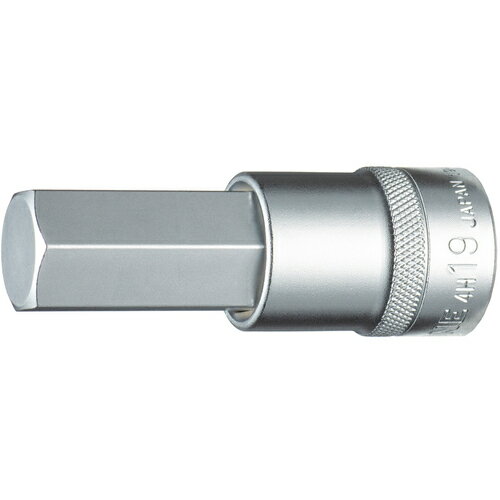 【特長】●ラチェットハンドルに差し込んで使用することにより、締め付けが素早く行えます。【仕様】●差込角(mm)：12.7●対辺寸法(mm)：19●ビット長さ(mm)：38●全長(mm)：78【材質／仕上】●構造用鋼【原産国（名称）】日本【質...