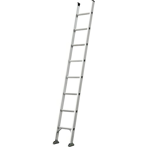 【特長】●軽作業に最適なスタンダードなアルミ製はしごです。●太くて踏面の広いステップの使いやすいはしごです。【仕様】●最大使用質量(kg)：100●全長(m)：2.97●踏ざん間隔(mm)：340●踏ざん踏面幅(mm)：42●正面有効幅(m...