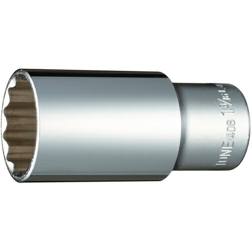 【特長】●ボルトが突き出したナットを回すのに最適です。●深い箇所のナットにも最適です。【用途】●ボルト・ナットの締付け・緩め作業用。【仕様】●差込角(mm)：12.7●全長(mm)：83●対辺形状：12角●対辺寸法(インチ)：1-3/16【...