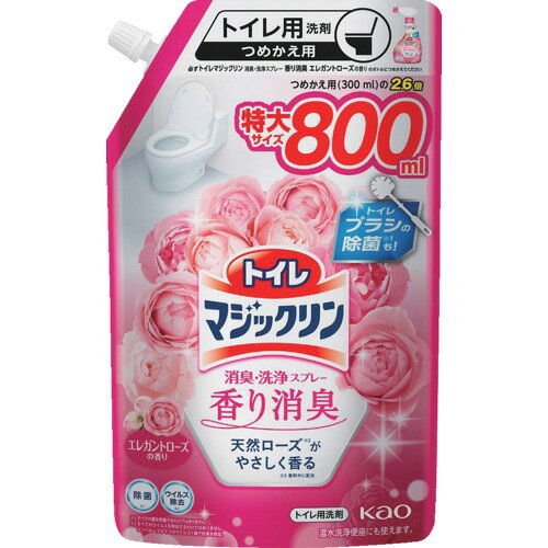 【特長】●トイレそうじをする時も、そうじの後も天然ローズ(※香料中に配合)がやさしく香るトイレ用洗剤です。●エレガントローズの香りです。●便器内・便座・床等の除菌・ウイルス除去までします。(すべての菌を除菌・すべてのウイルスを除去するわけで...