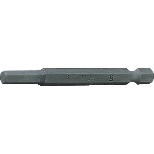 【特長】●DIN ISO 1173 E6.3 規格のヘックスビットです。【仕様】●対辺(mm)：3●全長(mm)：100●シャンク径(mm)：6.35●硬さ：HRC56●刃先：HEX●溝位置（mm）：9.5【材質／仕上】●特殊鋼【原産国（名...
