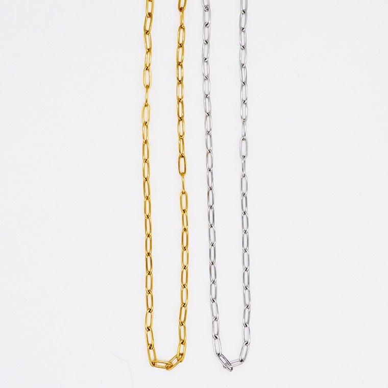 stainless N-24 ネックレス ：zoule（ゾーラ）金属アレルギーに対応したステンレス素材で制作したネックレス。 水や汗に強く、錆びにくく変色もしにくいのでお手入れも簡単。 硬くて丈夫な素材なので長く愛用して頂けるアクセサリーで...