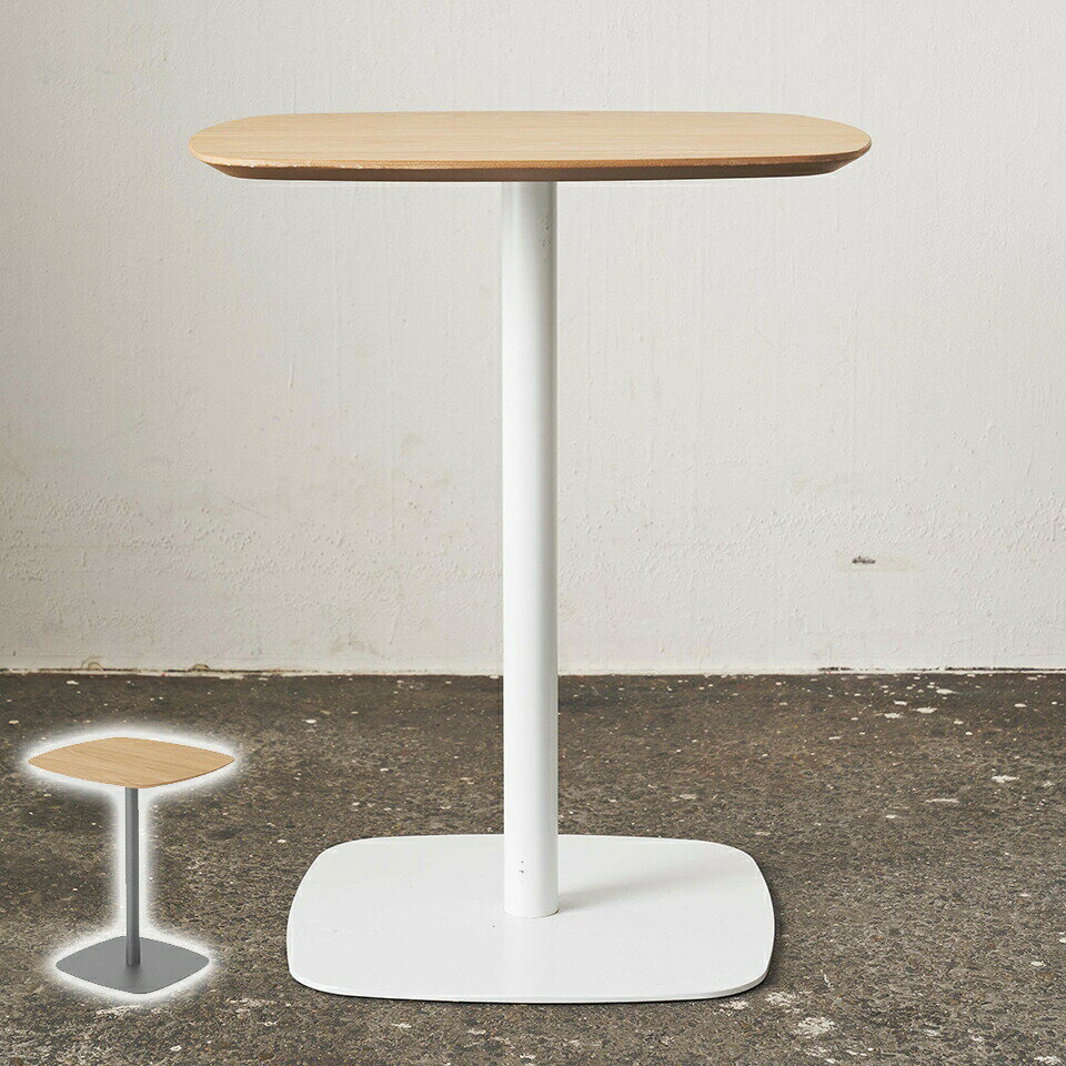 ■カフェテーブル 安定 テーブル オーク 温かみ デザイン カフェテーブル ■商品説明安定感のある一本脚のテーブルです。天然木オーク材を利用した温かみのあるデザインが特徴のカフェテーブルです。■サイズ幅60×奥行60×高さ73.5■仕様スチ...