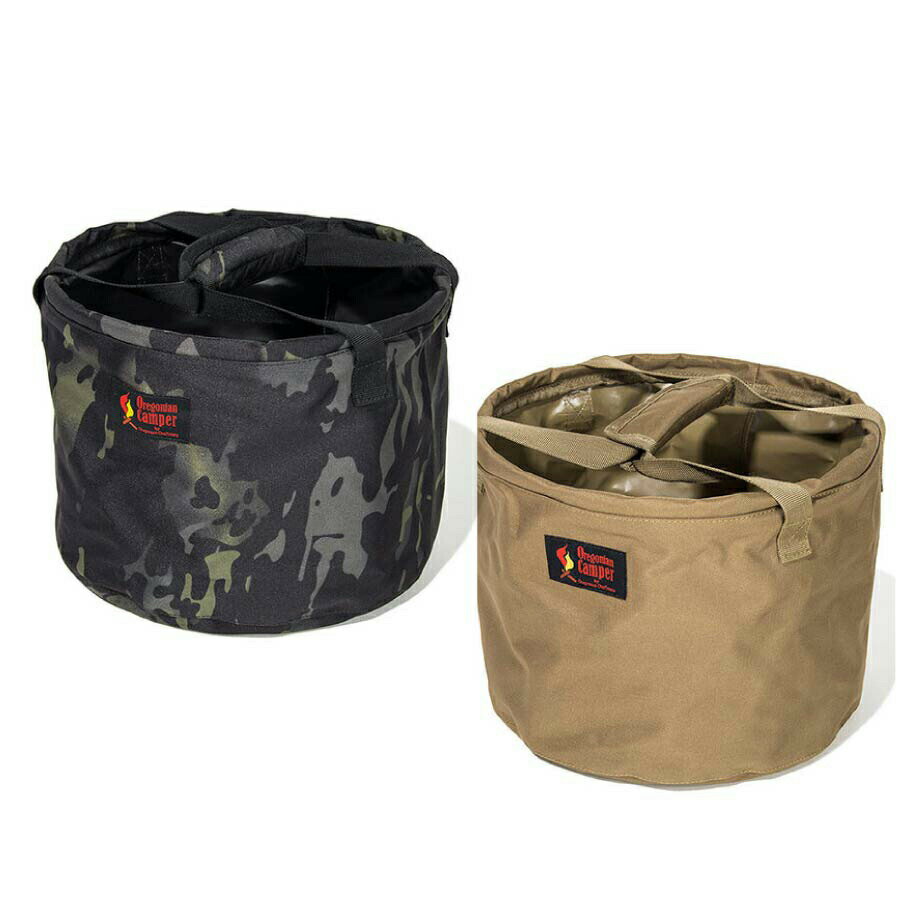 ソロキャンパー待望の小さめサイズの防水バケツ、タイニーキャンプバケットです。内側には防水加工が施されていますので、シンクとして、あるいは、ウォータージャグの水受けとしてお使いいただけます。行き帰りはギア入れとして使え、使わない時はぺったんこ...