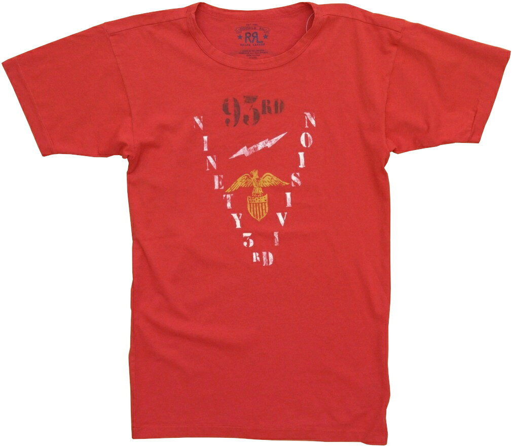 第二次大戦中にアメリカ空軍が使用した エンブレムなどを基にデザインした 19年夏最新のTシャツを入荷致しました。 ボディ全体をガーメントダイで染め上げ、 絶妙なウォッシュを施したやや褪色感のある 落ち着いたレッドの色合いに仕上げられた逸品。...