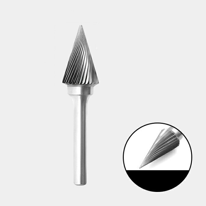 商品説明 シャンク径：6mm 材質：超硬合金 対象材質：鋳鉄、鋳鋼、炭素鋼、合金鋼、ステンレス鋼、銅、 アルミニウム 等 使用用途：ダイグラインダードリル、金属彫刻、穴あけ、溶接の清掃や作業、面取り、鋳造、研削用の超硬バリ取り等 画像は表記...