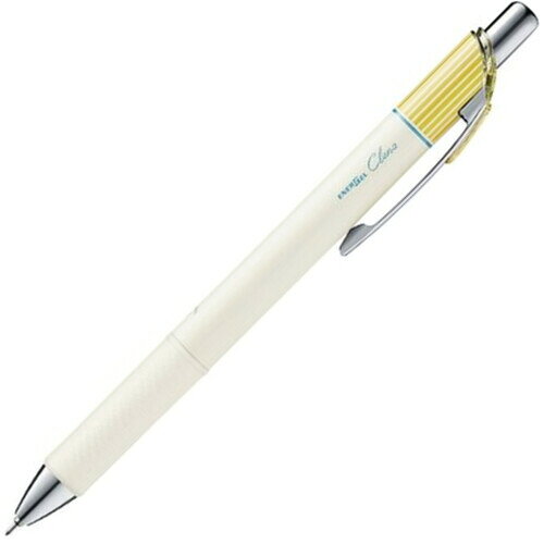 商品名ぺんてる ゲルインキボールペン エナージェルクレナ 0.5mm ミモザイエロー インク黒 BLN75LG-A説明統一感ある生成り色の軸とストライプ柄は上品さや個性を表現し、ふんわりしつつもクラシックな雰囲気纏うエナージェルです。・イン...