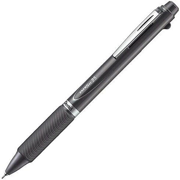 商品名ぺんてる エナージェル 多機能ペン 0.5mm ダークグレー 黒・赤+シャープペンシル BLW355N説明濃く、なめらか、速乾のエナージェル搭載。ビジネスシーンをサポートする多機能ペンです。・なめらかな書き味　エナージェルインキは、イ...