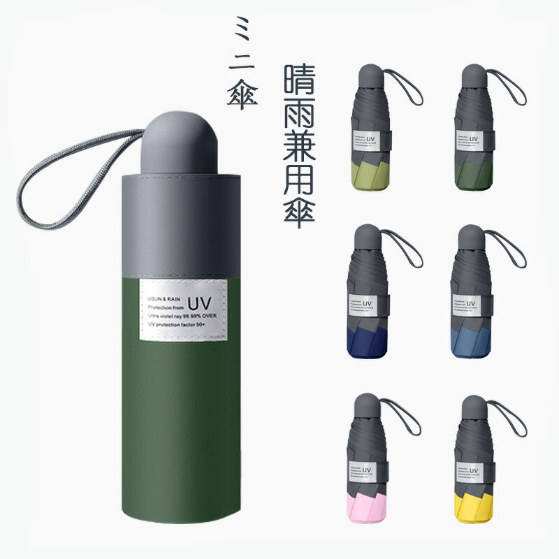 【商品コード】：y254865 【傘タイプ】：折りたたみ傘 【カラー】：ブルー,深緑,ライトグリーン,ネイビー,ピンク,イエロー 【サイズ】：（約） *骨の本数：6本 *収納時全長：18cm *開く時直径：88cm *重さ：約205g モニ...
