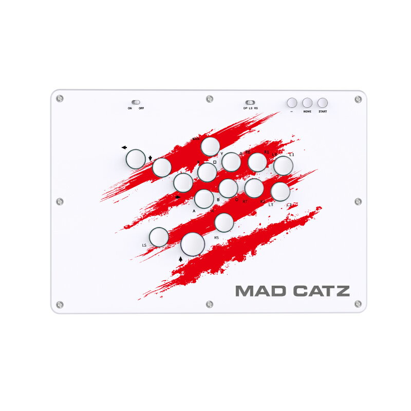 【商品の特徴】Mad Catz N.E.K.O.K.O.は、快適な操作性と高い入力精度を追求した15ボタンレイアウト採用のレバーレスアーケードコントローラーです。ホットスワップ対応のKailhロープロファイルメカニカルスイッチを搭載し、自分...