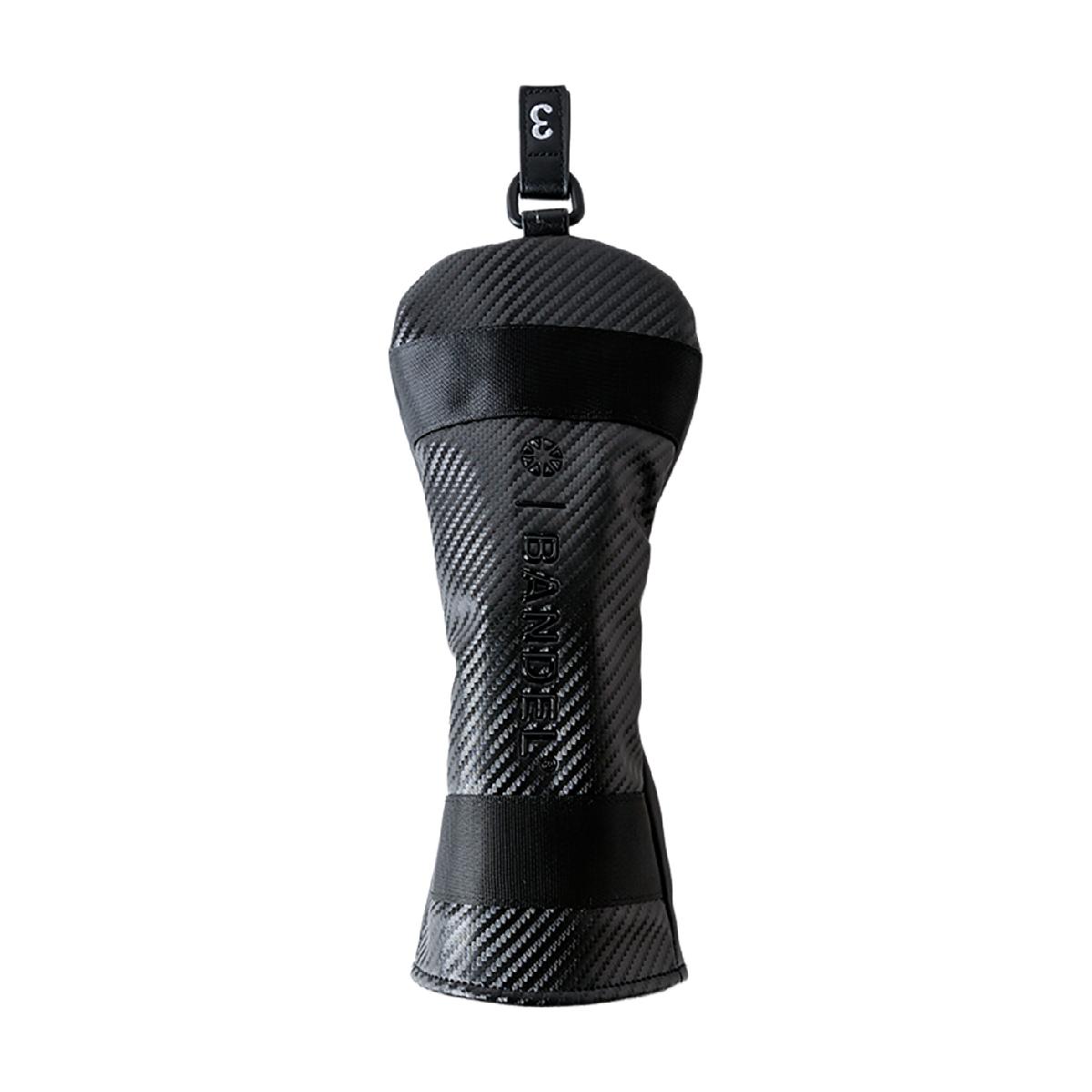 PULLON ヘッドカバー FW用バンデル / BANDEL商品の特徴伸縮性と耐久性に優れた屈曲性のあるソフトなカーボン調ファブリックとナイロンテープを使用したプルオンタイプのヘッドカバーです。BANDELらしい洗練された上質な雰囲気に斬新...