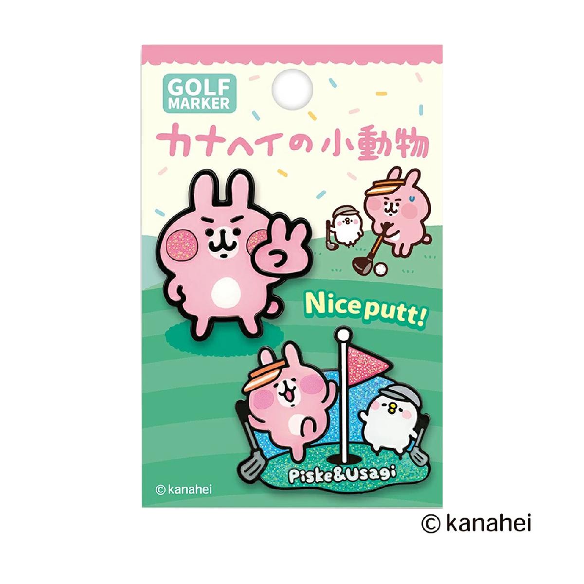 カナヘイの小動物 ピスケ＆うさぎ クリップマーカーその他メーカー / その他商品の特徴ガラケーデコメやLINEスタンプなど数々のモバイルコンテンツでおなじみ、カナヘイの小動物から「うさぎ」のゴルフマーカーが登場！素材鉄、磁石製造国中国サイズ...