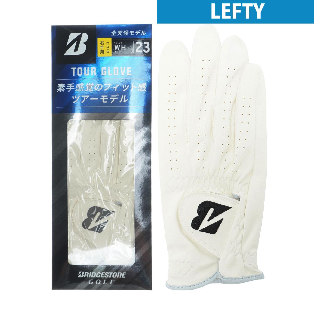 TOUR グローブブリヂストン / BRIDGESTONE GOLF商品の特徴1.柔らかくしなやかな加工：柔軟加工に時間をかけることにより、柔らかい風合いを追求。2.優れたグリップ性能：オイルを配合した(株)クラレ独自の特殊エラストマーを本...