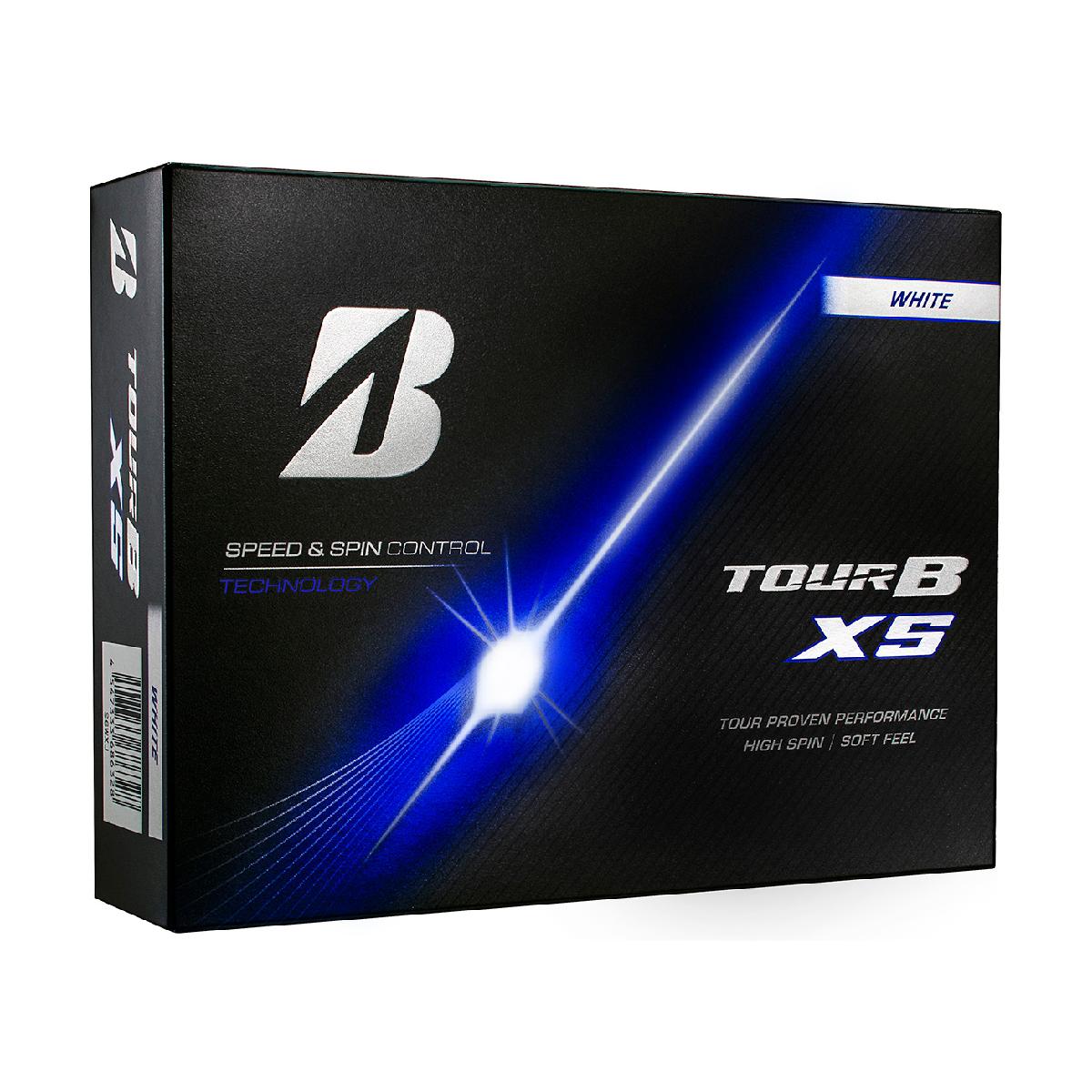 TOUR B XS ボールブリヂストン / TOUR B商品の特徴世界のトッププロの高い性能要求に応え続ける TOUR B X／XS。ドライバーショットは風に強くイメージ通りに「運べる」、アプローチショットはフェースに乗りイメージ通りに「寄...