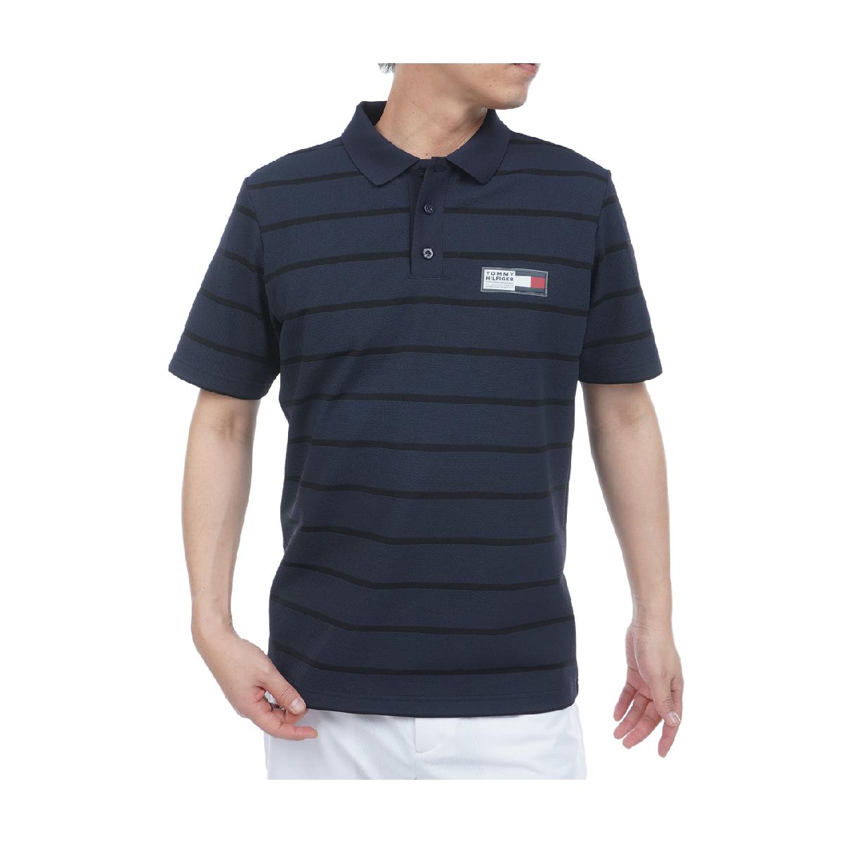 メッシュボーダー 半袖ポロシャツトミー ヒルフィガー ゴルフ / TOMMY HILFIGER GOLF商品の特徴凹凸感のあるメッシュ編みでボーダーを表現した通気性もある半袖ポロシャツです。リブ仕立ての前たてでカジュアル感のあるデザインです...