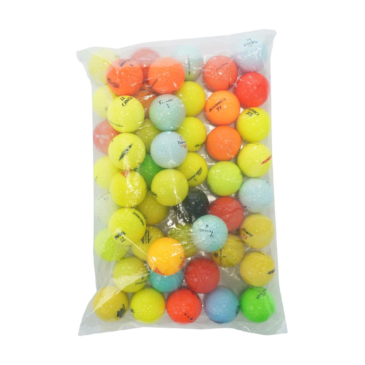 ブランド混合 カラー ロストボール 50個セットロストボール / Lost Ball商品の特徴多少の傷、変色がございます。コース使用も可能です。※年代混合オンネーム品、オンマーク品が入っている場合がございます。ボールナンバー混合タイプ混合ス...