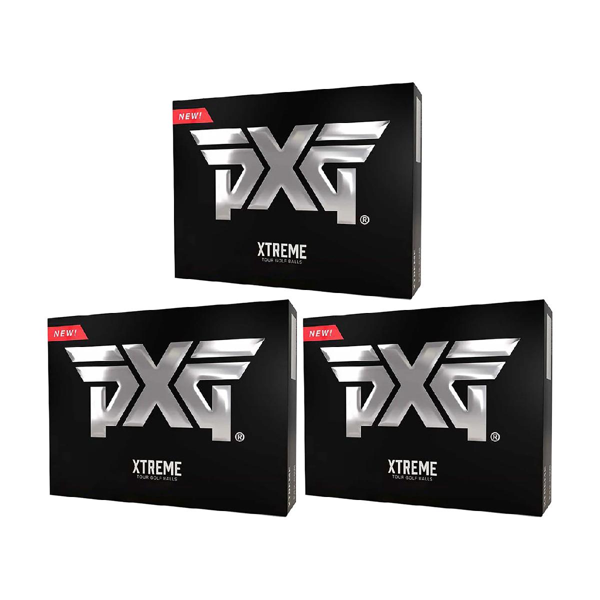 Xtreme Tour ゴルフボール 3ダースセットピーエックスジー / PXG商品の特徴白と黄色のカラーからお選びいただける新作PXGのXtreme Tourボールは、Xtreme Tour Xボールより打感は柔らかく、スピン量が少なく、...
