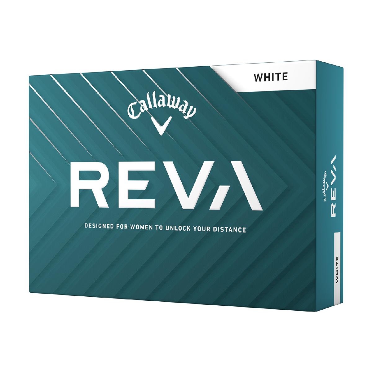 REVA ボールキャロウェイゴルフ / REVA商品の特徴大きめのボールで女性も安心やさしく飛ばせる「REVA ボール」登場ボールナンバー1、2、3、4タイプ2ピーススピン低フィーリングソフト弾道高弾道適応ヘッドスピード全領域m／sカバー素...