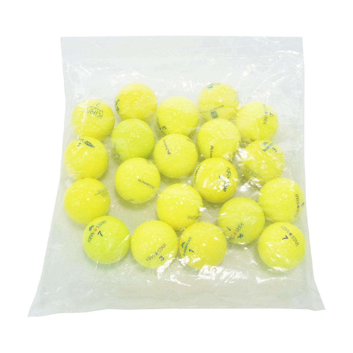 Sランク キャスコ混合 ECOボール イエロー系 20個セットロストボール / Lost Ball商品の特徴鮮やかな色合いで人気のキャスコから綺麗な「イエロー系」を集めました。カートからでも探しやすいボールです。ボールナンバー混合タイプ混合...