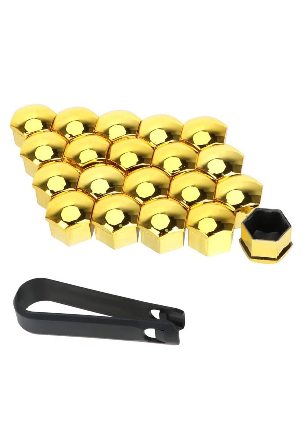 ボルト キャップ カラフル 車 タイヤ 光沢のあるゴールド 光沢のあるシルバー 光沢のあるブルー 光沢のあるレッド 17mm 19mm