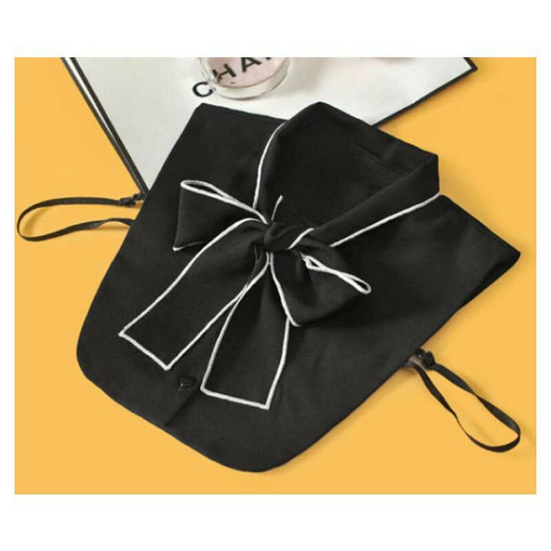 ボウタイ付け襟 つけ襟 レディース 付 バッグ 小物 ブランド雑貨 超目玉商品 ホワイト ブラック