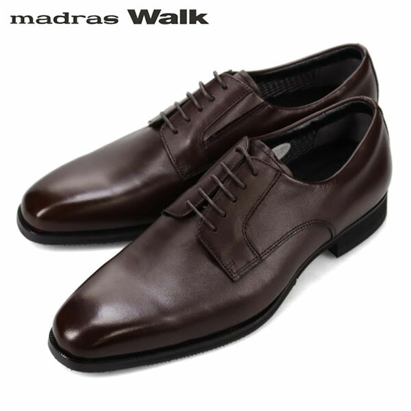 【GORE-TEX】マドラスウォーク madras Walk 外羽根プレーントゥビジネスシューズ　SPMW7801GORE-TEX ファブリクスで足を包み込む。全天候快適なビジネスアイテム。水を侵入させず、汗の水蒸気を発散させる機能を持つG...