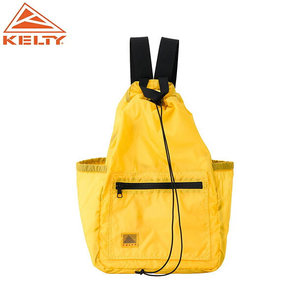 3259272426AIRY KINCHAKU DAYPACKYellow軽量で撥水性に優れたコーデュラ30デニールを生地に使用太「KELTY AIRY LINE」。ネームは80年代の復刻デザイン。レトロ感と使いやすさを兼ね備えた巾着デイパ...