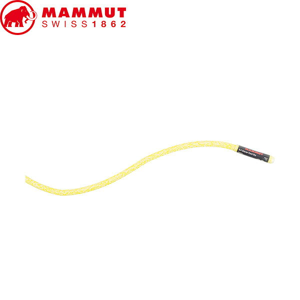 2010-056606.0 Glacier Cord Dry 60myellow melange氷河トレッキング、スキーヤー、登山家用に開発されたロープ。ラッペリングや荷物の運搬、クレバスでの救出作業に適しています。ドライ加工によりロープが...