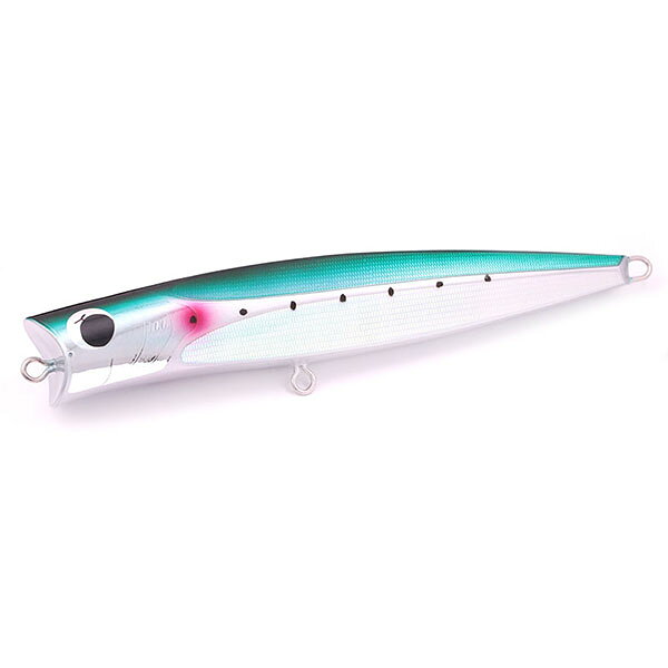 SEARCHPOP サーチポップスタンダードペンシルポッパーポッピング重視のペンシルタイプのポッパーを目指して開発を開始し、ロッドアクションの強弱により広範囲に広がるスプラッシュと、重低音のポッピング音を出す事が可能なセッティングに調整、ま...