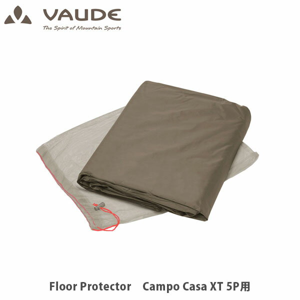 Floor Protector 14230 Campo Casa XT 5P用 フロア・プロテクターは、湿りのある地面、いばら、尖った岩などの煩わしい足場を快適な状況・状態へと変えるテント用フットプリントです。設置面積は各テントのフライシー...