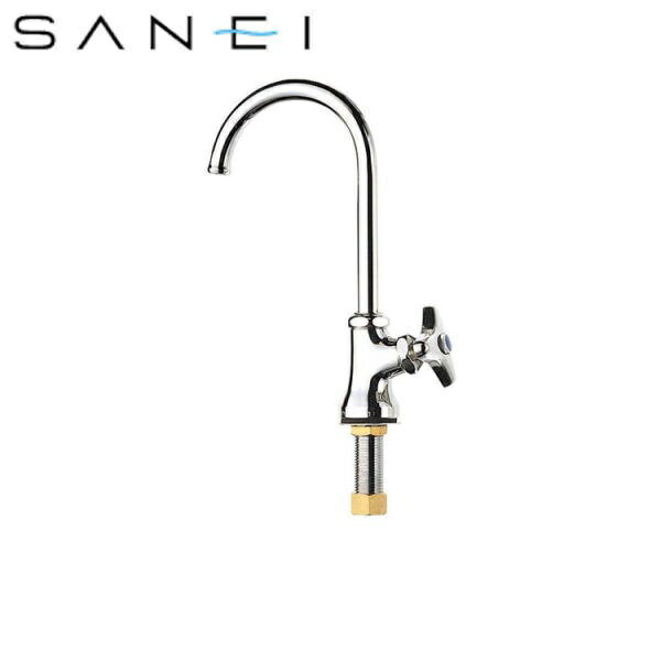 三栄水栓［SANEI］立形ツル首自在水栓JA56J-13 一般地仕様 吐水口：PA26J-60X-16SANEI JA56J 13