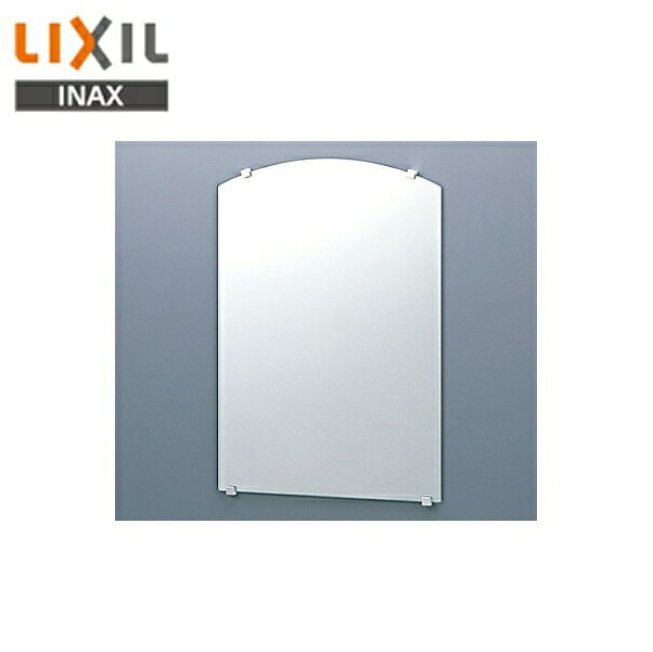 イナックス[INAX]化粧鏡［防錆・上部アーチ形］ KF-3550AR 寸法：350x15x508mm(鏡350x5x500mm) 固定金具材質：ステンレス製 化粧カバー材質：ABS樹脂製(表面：Ni-Crメッキ)INAX KF 3550AR