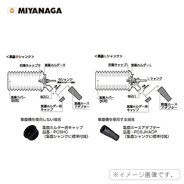 ミヤナガ [MIYANAGA] ポリクリック集塵カバー240 PCSJC240 用途: ポリクリック集塵システム用の集塵カバー。 仕様: カバーサイズ 240。MIYANAGA PCSJC240