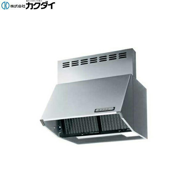カクダイ［KAKUDAI］深型レンジフード #FJ-BDR3HL601SI 本体：W600xH600xD605mm シルバー 富士工業株式会社製 シロッコファン 油汚れをはじく表面仕上げでお掃除にかかる手間と時間を軽減します 質量13Kg ...